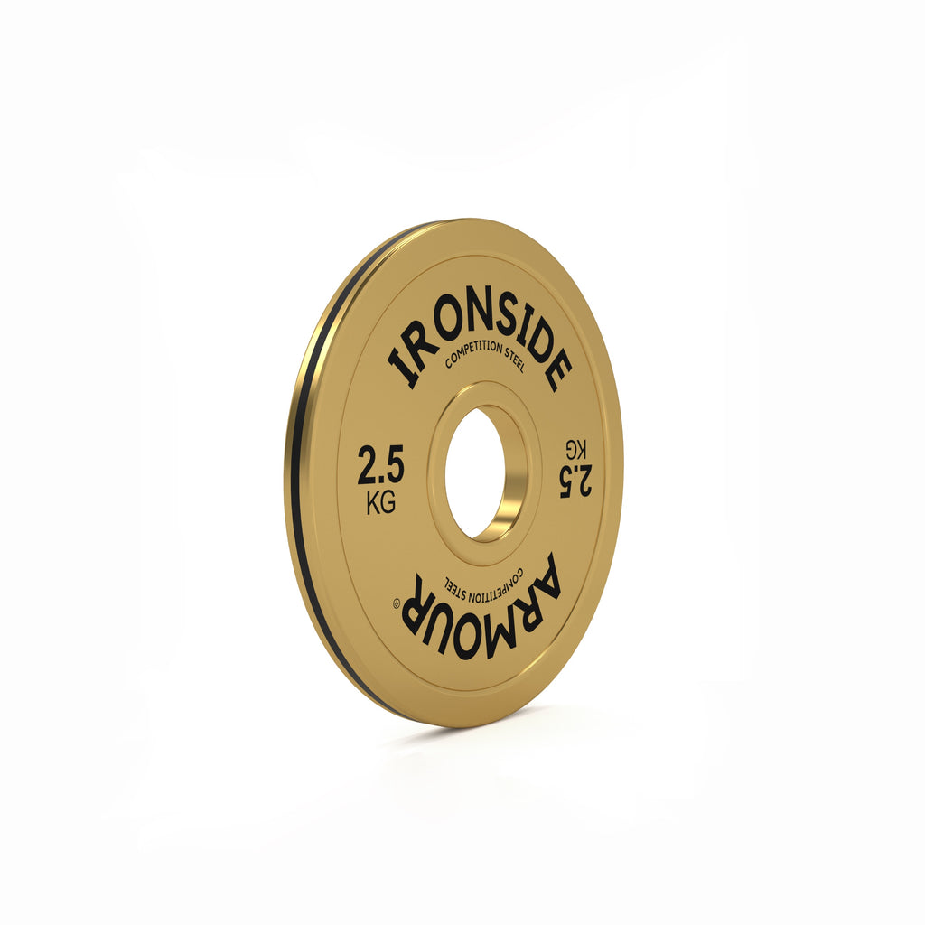 Competition Steel Plate Gold - 2,5 KG – Ironside Armour